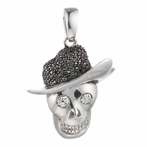 Подвеска ELEMENT47, серебро, 925 проба, фианит