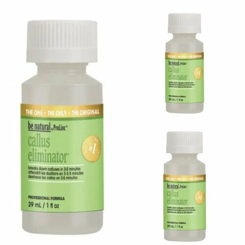 Средство для удаления натоптышей Be natural Callus Eliminator, 29 мл, 3 шт