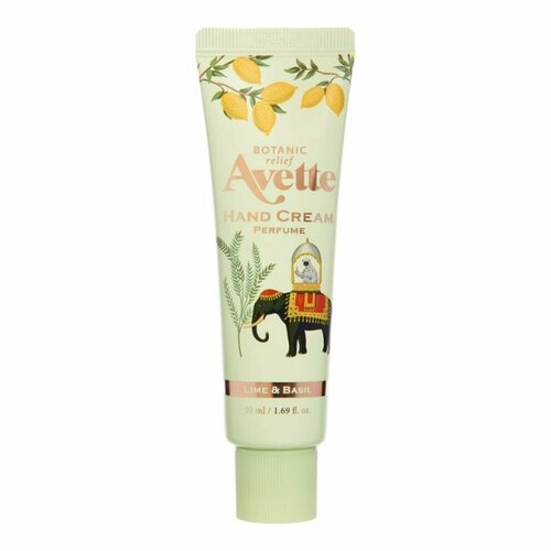 TONYMOLY AVETTE BOTANIC RELIEF AMBER VANILLA PERFUME HAND BUTTER Парфюмированное масло для рук с ароматом амбры и ванили 50мл