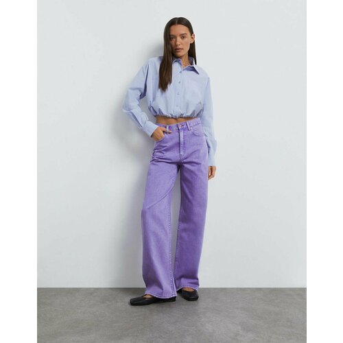 Джинсы клеш Gloria Jeans, размер 42/170, фиолетовый