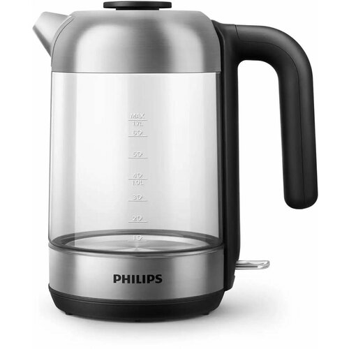 Чайник электрический Philips HD9339/80, 2200Вт, прозрачный и нержавеющая сталь