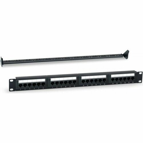 Патч-панель WRLINE 19" 1U 24xRJ45 кат.5e FTP