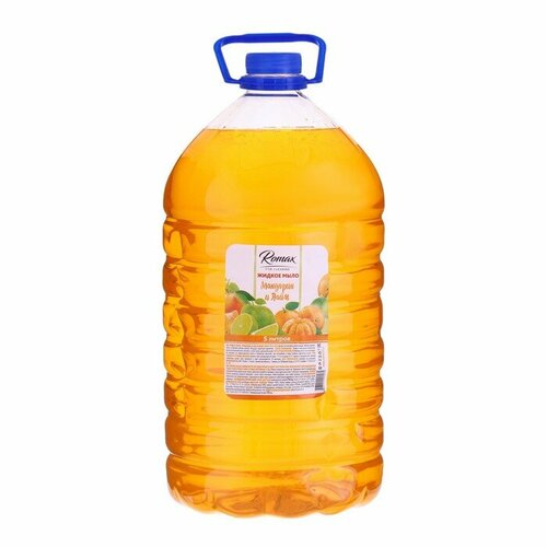 Жидкое мыло эконом Romax «мандарин и лаим», 5 л