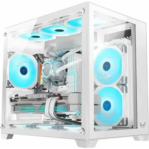 Корпус Formula Crystal Mini-Tower без БП - белый корпус mATX