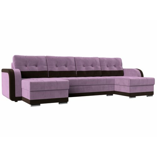П-образный диван Марсель, Микровельвет, Модель 110019