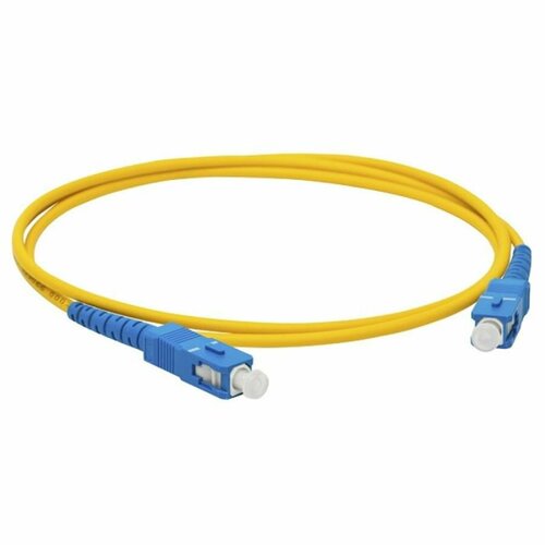Патч-корд оптический (optic patch cord) SC/UPC-SC/UPC SM 9/125мкм одномодовый (simplex) 0.5 метра
