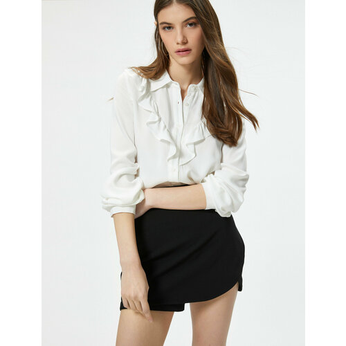 Блуза  KOTON, размер 40, белый