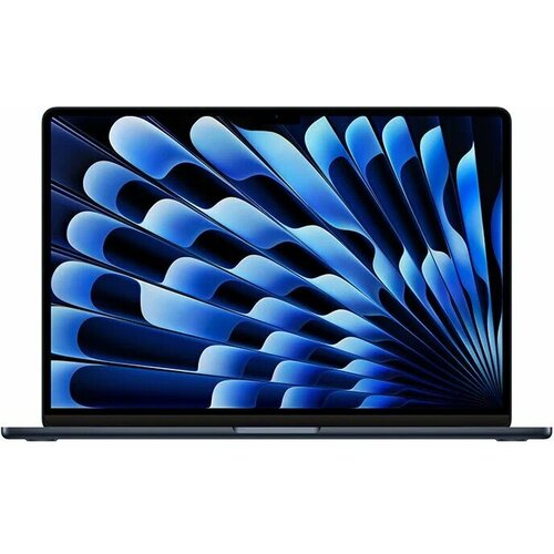 Ноутбук Apple MacBook Air 15" (M2, 8C CPU/10C GPU, 2023), 8 ГБ 256 ГБ Midnight, Темная ночь (MQKW3), русская раскладка