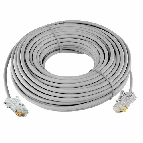 Сетевой кабель патч-корд витая пара UTP4 cat.5e CCA 80 метров UTP-CCA80P
