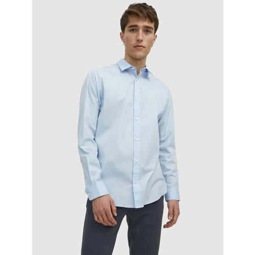 Рубашка Jack & Jones, размер M, синий