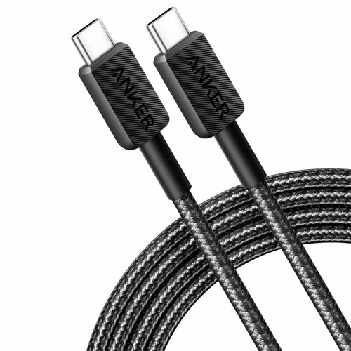 Аксессуар Anker A81F6 PL 322 USB-C - USB-C 1.8m ANK-A81F6G11-BK