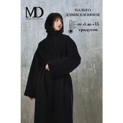 Пальто Modetta Style, размер 48, черный