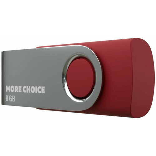 Флэш-накопитель (MORE CHOICE (4610196407499) MF8-4 USB 8Gb 2.0 Red)