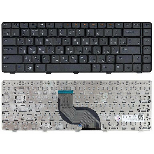 Клавиатура для ноутбука Dell NSK-DJH0R русская, черная