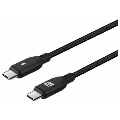 Кабель Momax Braided data cable-100W (TYPE C to TYPE C-1.2m) - Black