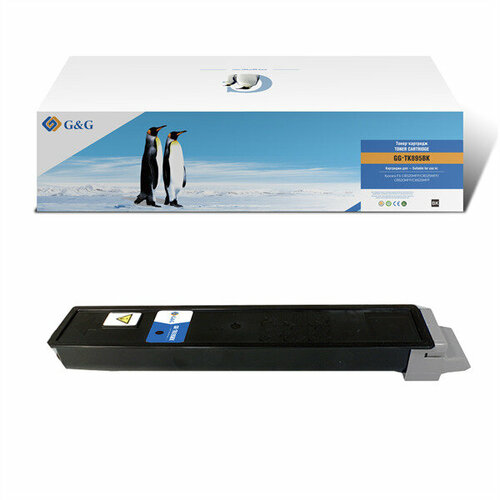G&G toner cartridge for Kyocera FS-C8020MFP/8025MFP/8520MFP/8525MFP black 12 000 pages with chip TK-895BK 1T02K00NL0 гарантия 12 мес.