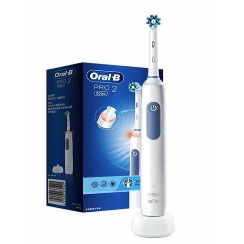 Электрическая зубная щетка Oral-B Pro2, синий