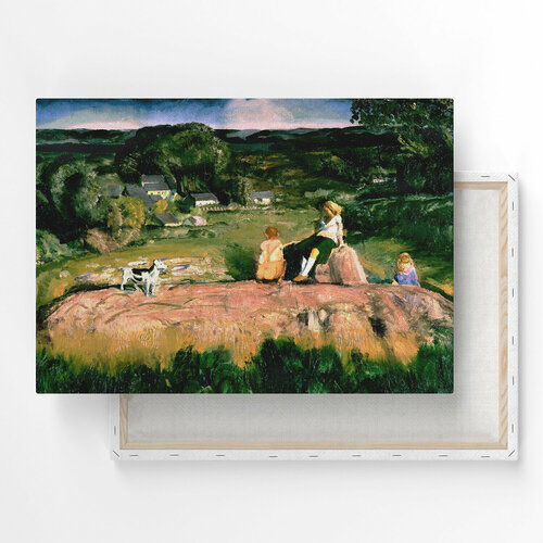 Картина на холсте, репродукция / Джордж Уэсли Беллоуз - Three Children / Размер 30 x 40 см