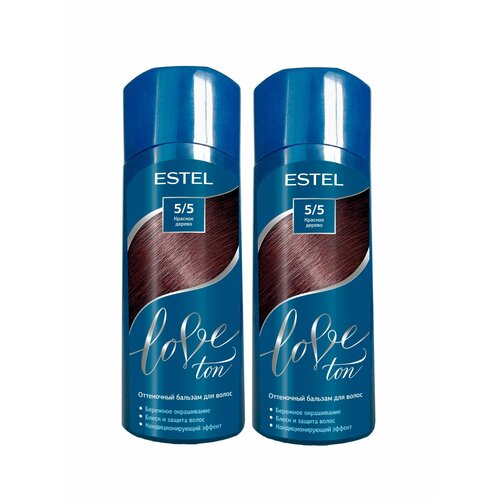 Estel Оттеночный бальзам для волос LOVE TON, 5/5 Красное дерево (набор, 2шт.)