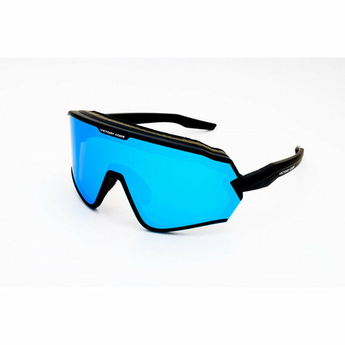 Солнцезащитные очки VICTORY CODE, черный, голубой