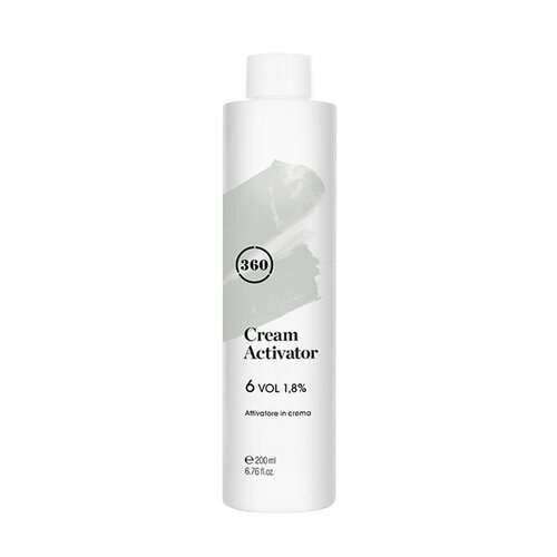 Окисляющая эмульсия CREAM ACTIVATOR 6 VOL 1,8% 360 Hair Professional HAIRCOLOR 200ML