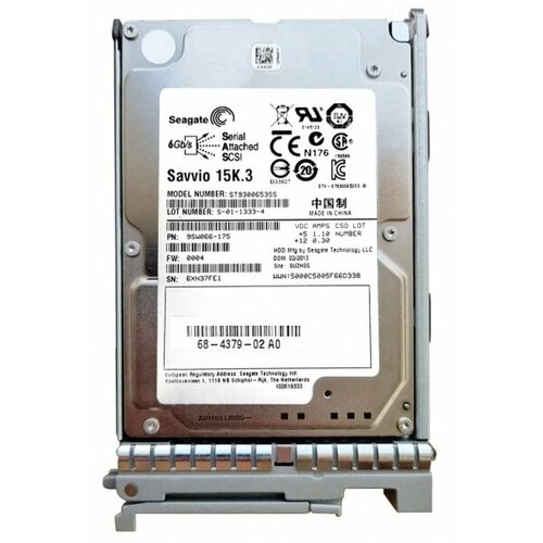 Жесткий диск Cisco 9SW066-175 300Gb 15000 SAS 2,5" HDD