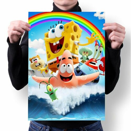 Плакат Губка Боб, SpongeBob №3, А3