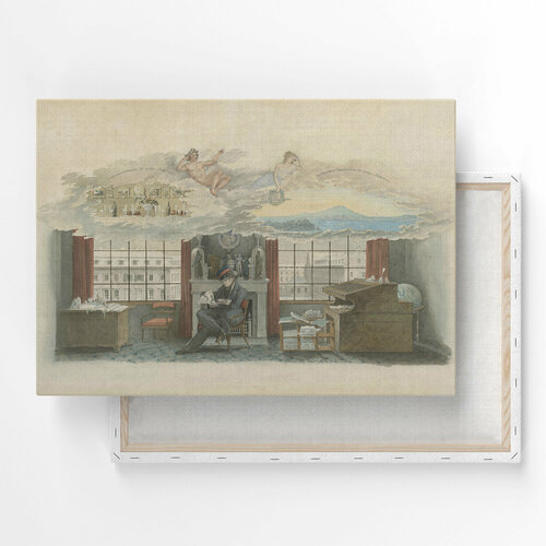 Картина на холсте, репродукция / Карл Фридрих Шинкель - Berlin, Klosterstrasse / Размер 30 x 40 см