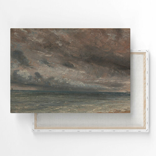 Картина на холсте, репродукция / Stormy Sea, Brighton / Джон Констебл / Размер 30 x 40 см