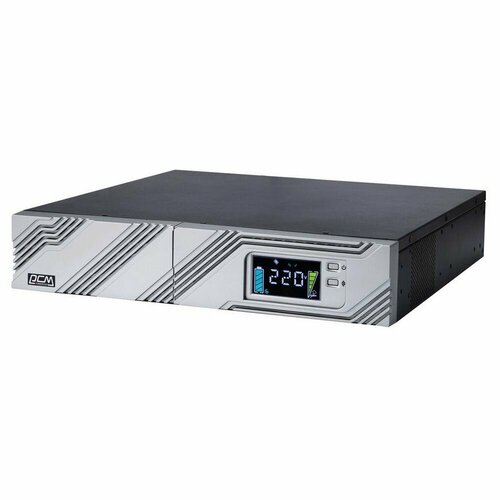 POWERCOM Источник бесперебойного питания POWERCOM ИБП Powercom SMART RACK&TOWER SRT-2000A LCD 1800W/2000VA black (037479) SRT-2000A LCD