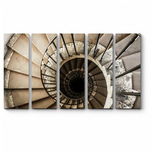 Модульная картина Винтовая лестница 110x66