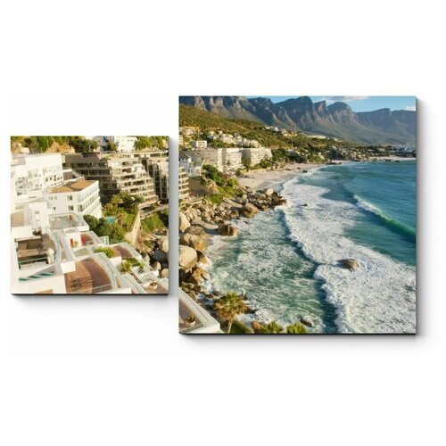 Модульная картина На побережье Кейптауна170x102