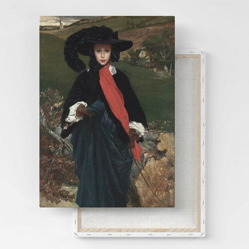 Картина на холсте, репродукция / Фредерик Лейтон - Portrait of May Sartoris / Размер 60 x 80 см