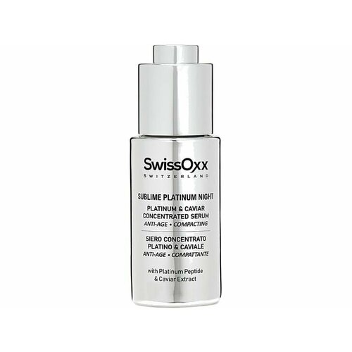 Ночная антивозрастная сыворотка для лица SwissOxx SUBLIME PLATINUM NIGHT