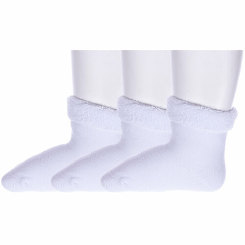 Носки RuSocks 3 пары, размер 11-12, белый