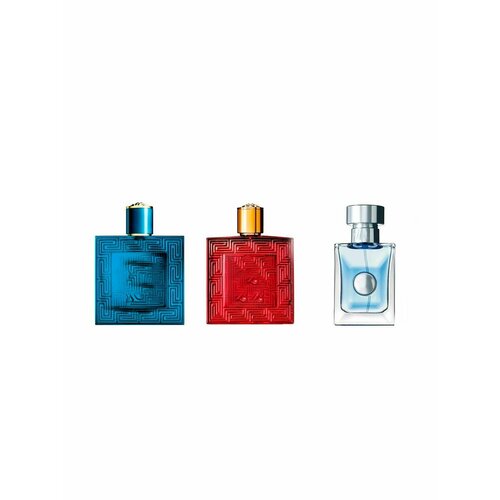 Подарочный набор для него по мотивам Versace Eros, Eros Flame, Pour Homme 3 по 2 мл