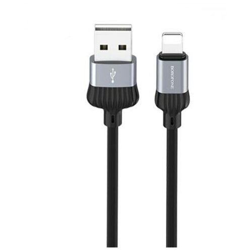 Кабель USB - Lightning Borofone BX28 Dignity, цвет серый