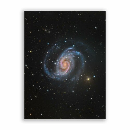 Постер, плакат на бумаге / Galaxy NGC 1566 / Галактика / Размер 40 x 53 см