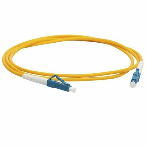 Патч-корд оптический (optic patch cord) LC/UPC-LC/UPC, одномодовый (singlemode, sm) 3 метров.