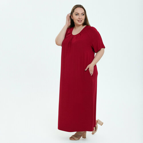 Платье ZOYA, размер 68, бордовый