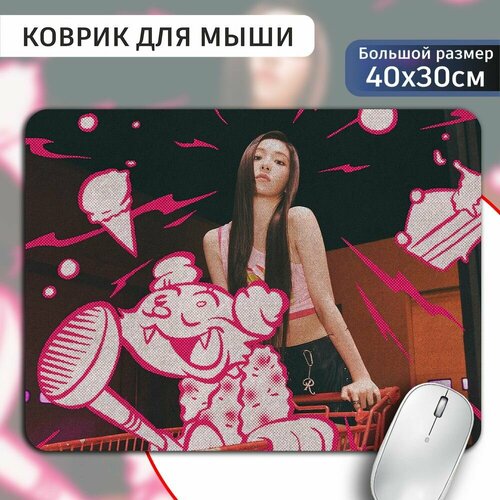 Коврик для мыши 30х40 с принтом музыка Red Velvet (Корея, кпоп, k-pop, Irene & Seulgi, Сыльги) - 343