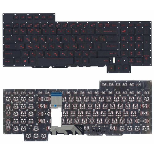 Клавиатура для ноутбука Asus 0KNB0-E611US00 черная