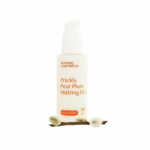 Матирующий сливовый флюид «PRICKLY PEAR PLUM MATTING FLUID» Amoveo