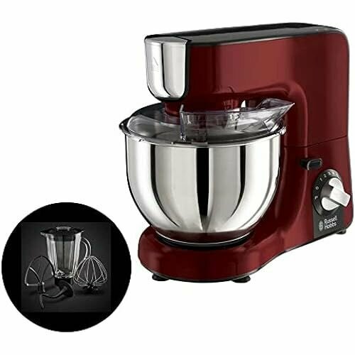 Russell Hobbs 24730-56 Кухонный комбайн Desire, 2 уровня скорости, функция импульсного режима/измельчения льда, красный/черный