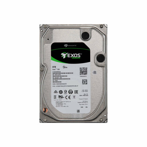 Жесткий диск/ HDD Seagate SAS 8Tb Exos 12Gb/s 7200rpm 256Mb 1 year warranty (replacement ST8000NM018B)