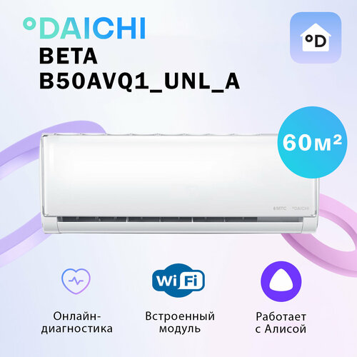 Сплит-система Daichi Beta B50AVQ1/B50FV1 Wi-Fi
