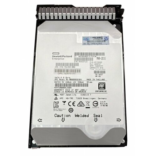 Жесткий диск HP 819203-B21 8Tb 7200 SATAIII 3.5" HDD