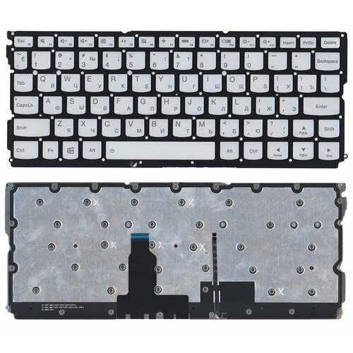 Клавиатура для ноутбука Lenovo Yoga 900S-12ISK с подсветкой p/n: V154120AS1-US, SN20K13890