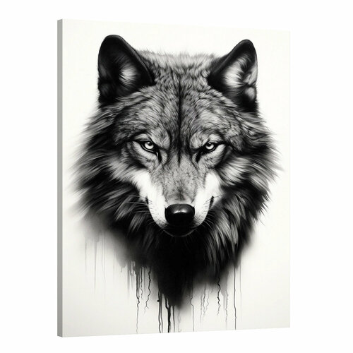 Интерьерная картина 50х70 "Повелители волков"