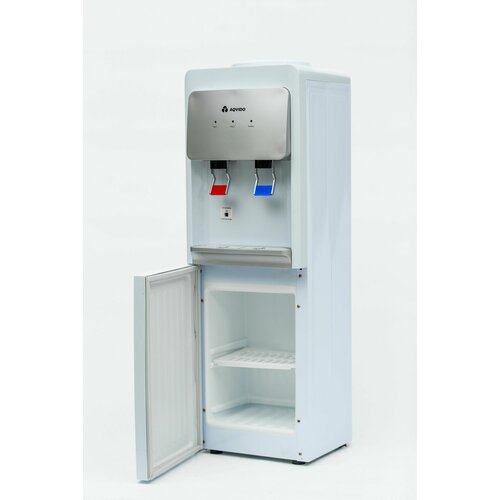 Напольный кулер для воды AQVIDO с нагревом и электронным охлаждением BSY-801L белый, серебристый